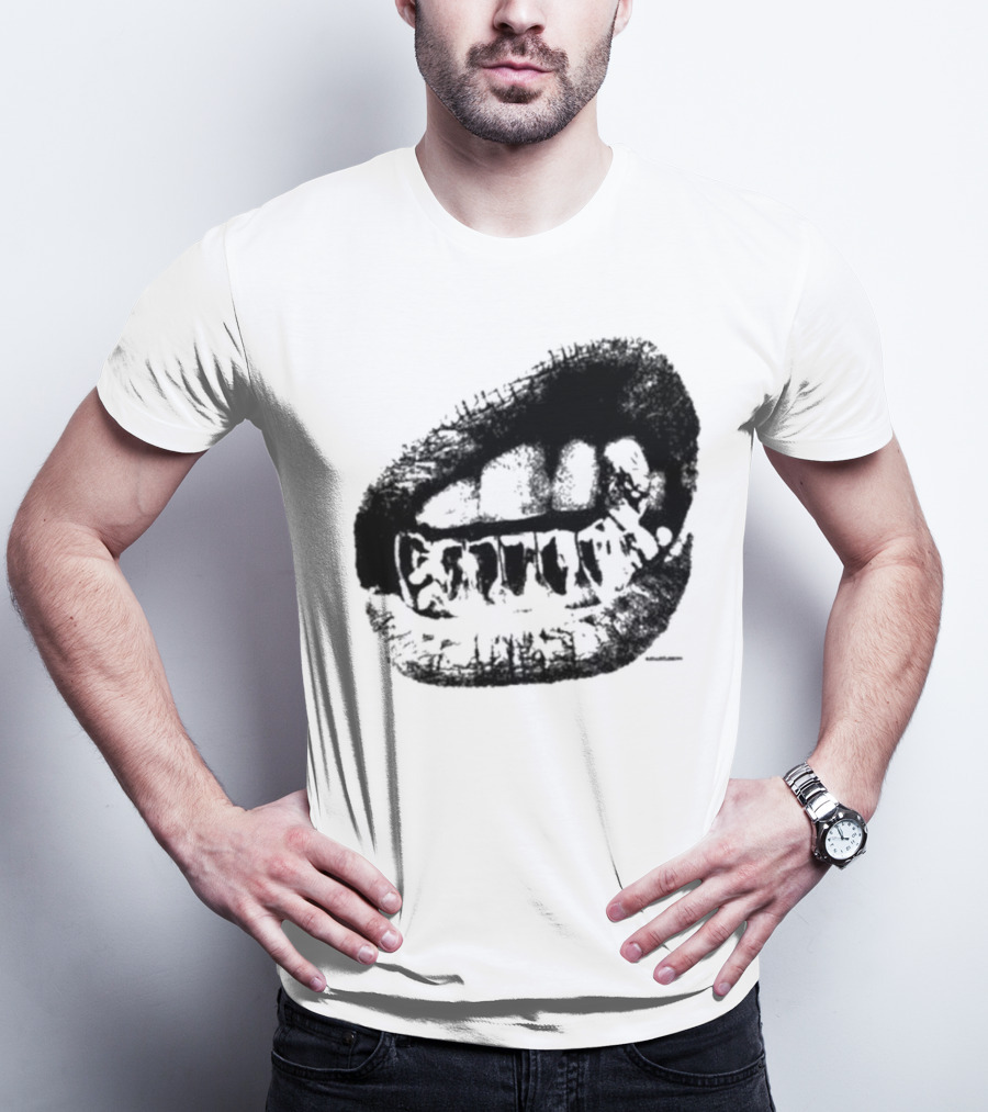 Wally1k Fang Mouth Sketch T-Shirt