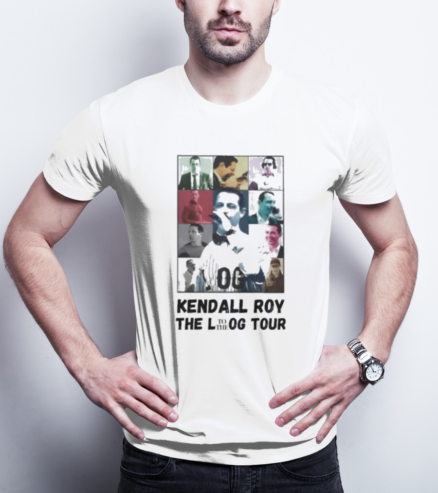 Kendall Roy Iconic Moments Collage The L To The Og Tour T-Shirt