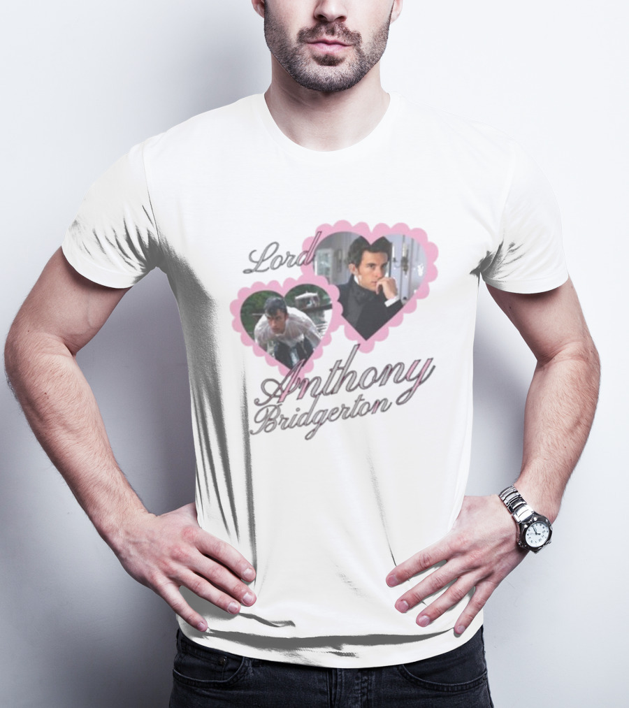 Lord Anthony Bridgerton Heart Frames And Portraits T-Shirt