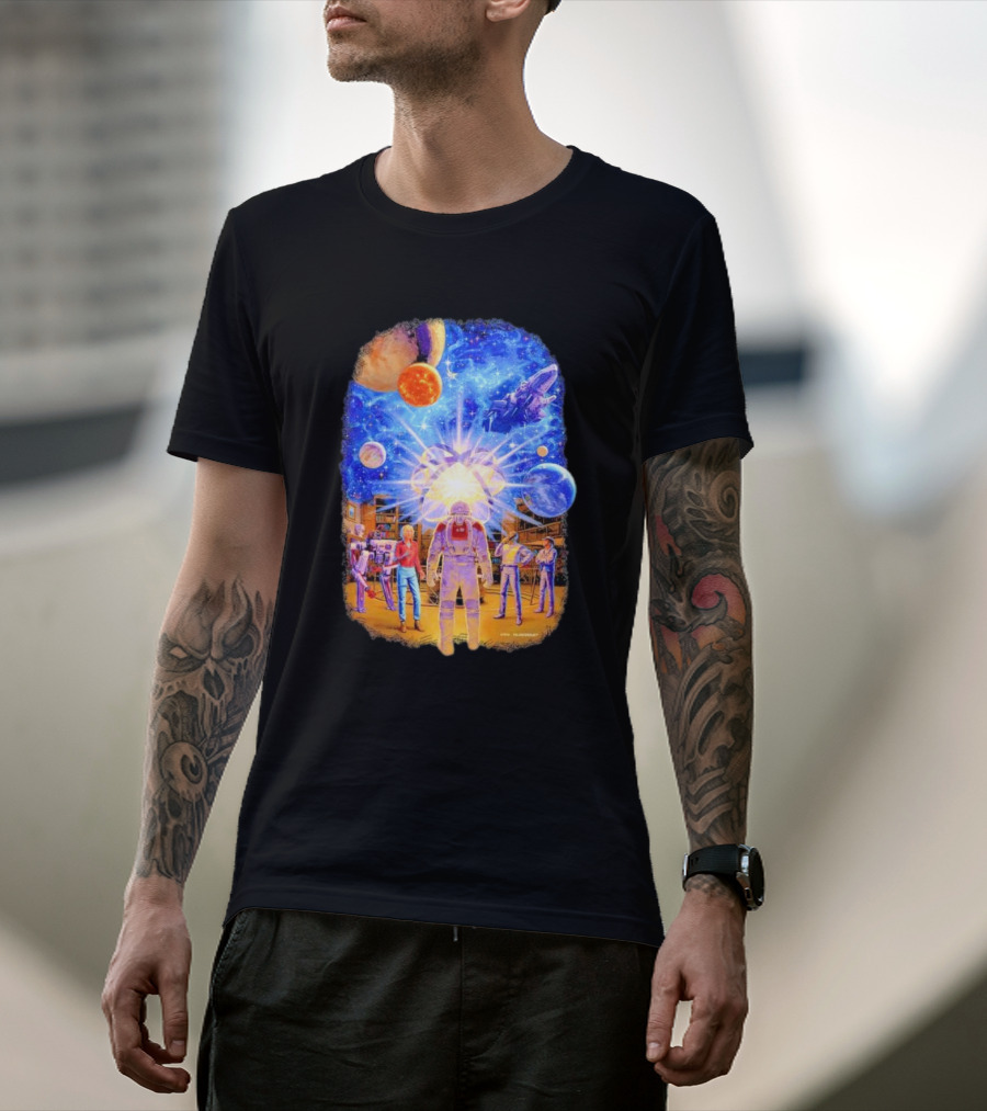Starfield Secrets Astronaut Adventure Greg Hildebrandt Space Exploration Planets Universe T-Shirt