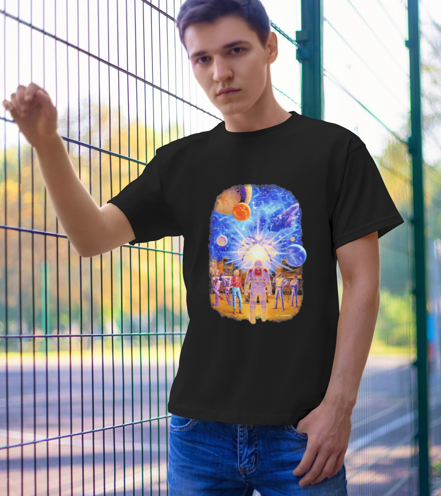 Starfield Secrets Astronaut Adventure Greg Hildebrandt Space Exploration Planets Universe T-Shirt
