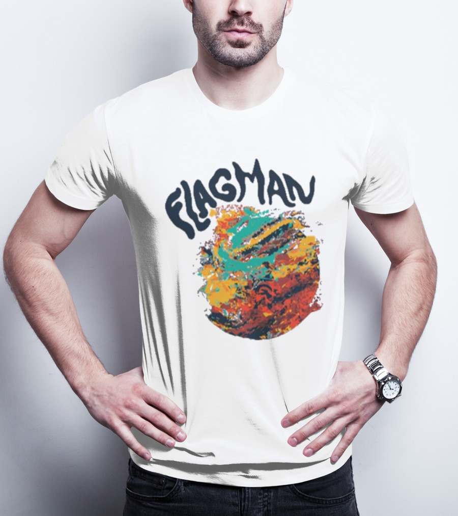 FLAGMAN Swirl Vibrant Earth Hues T-Shirt