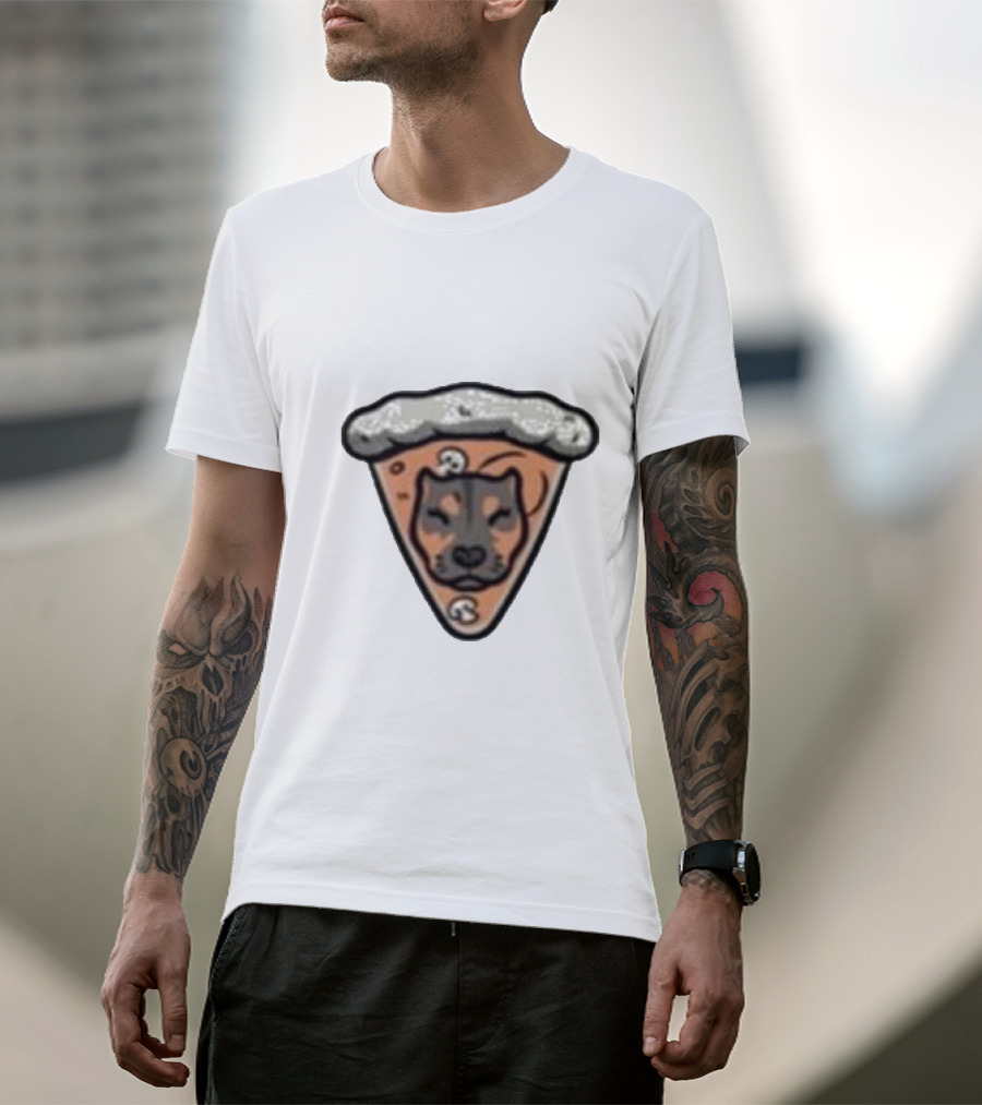 Miss Peaches X Bodoggos Pizza Dog Slice T-Shirt