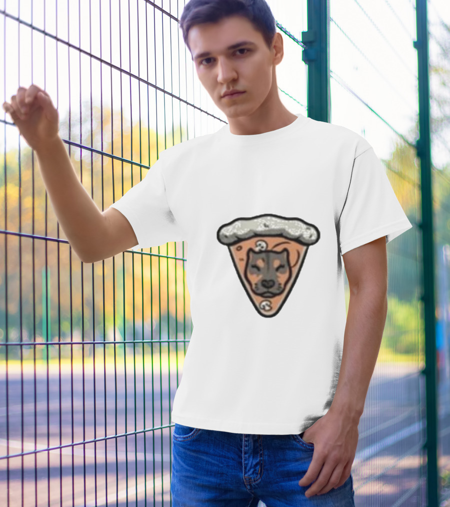 Miss Peaches X Bodoggos Pizza Dog Slice T-Shirt