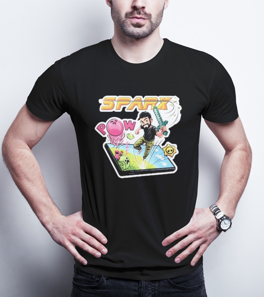 Sparx Pow Gamer Action Burst T-Shirt