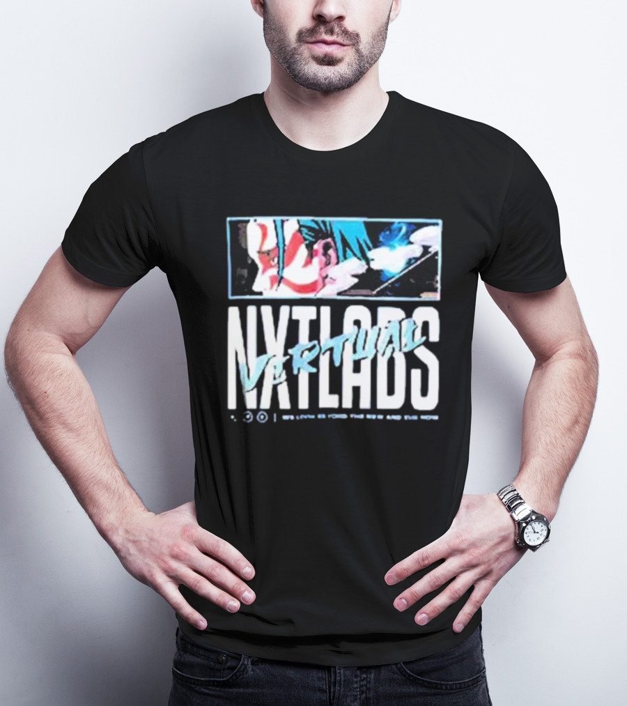 Nxtlabs Virtual We Look Beyond The New And The Now Anime T-Shirt