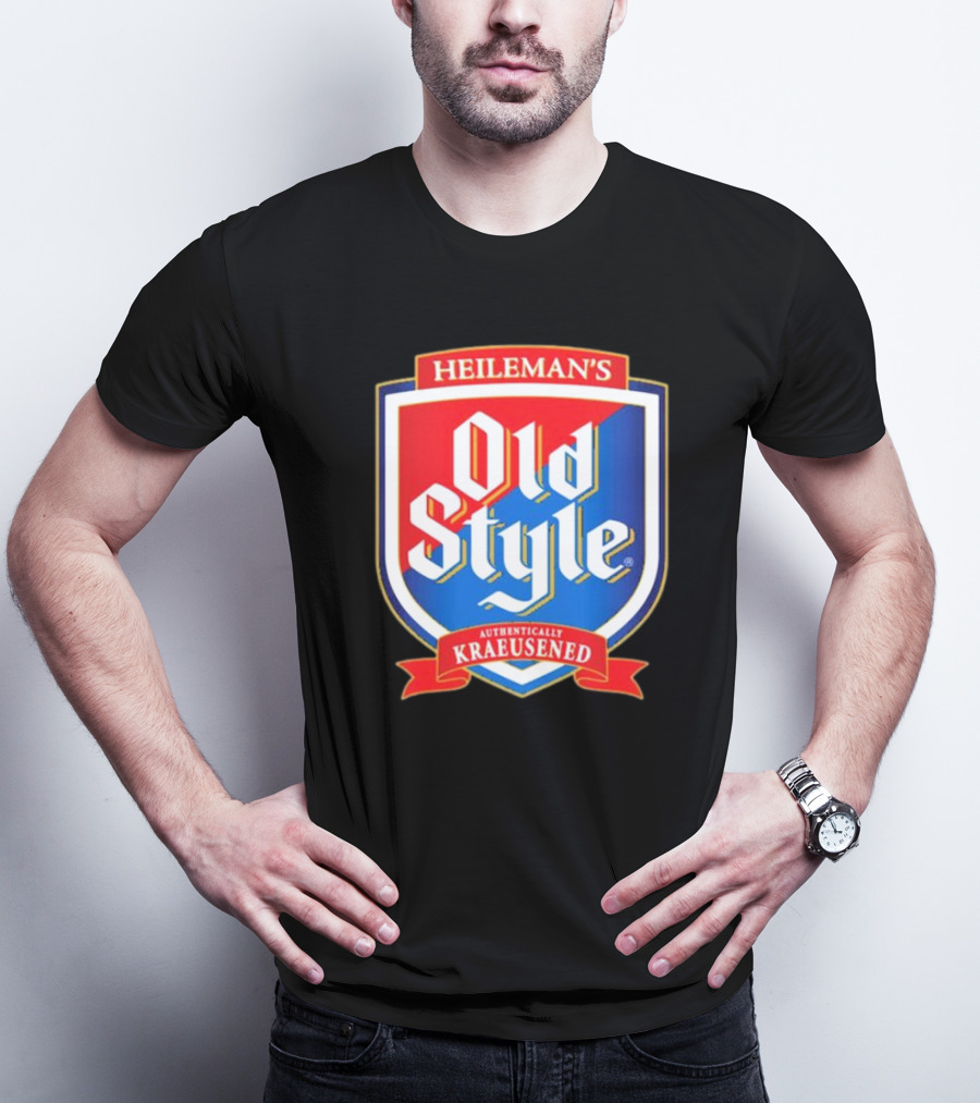 Heileman's Old Style Authentically Kraeusened Shield T-Shirt