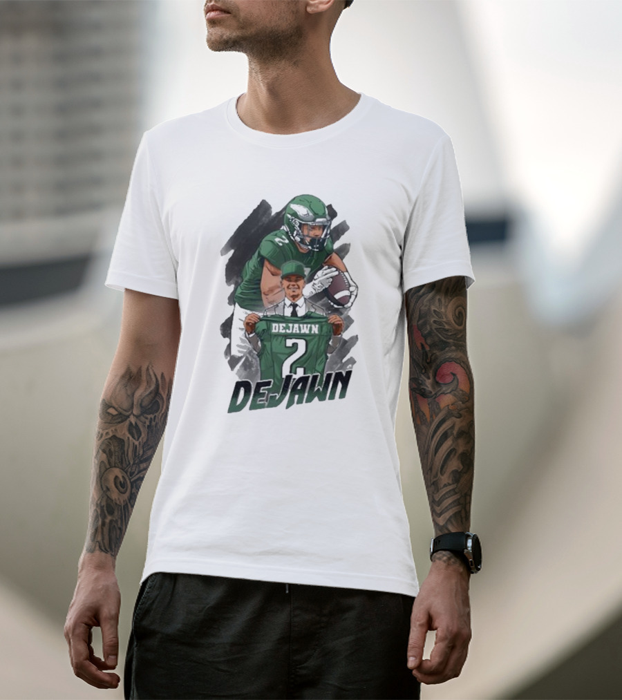 Philadelphia Eagles DeJawn Football Fan Jersey 2 T-Shirt