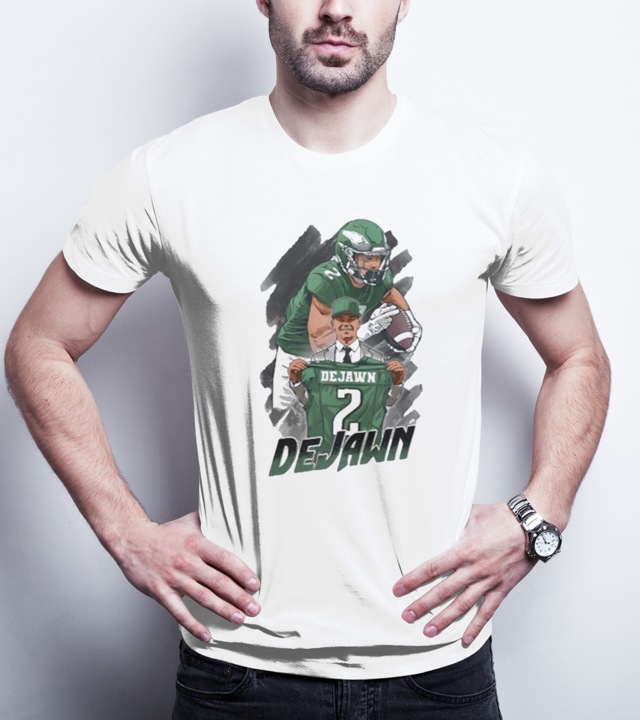 Philadelphia Eagles DeJawn Football Fan Jersey 2 T-Shirt