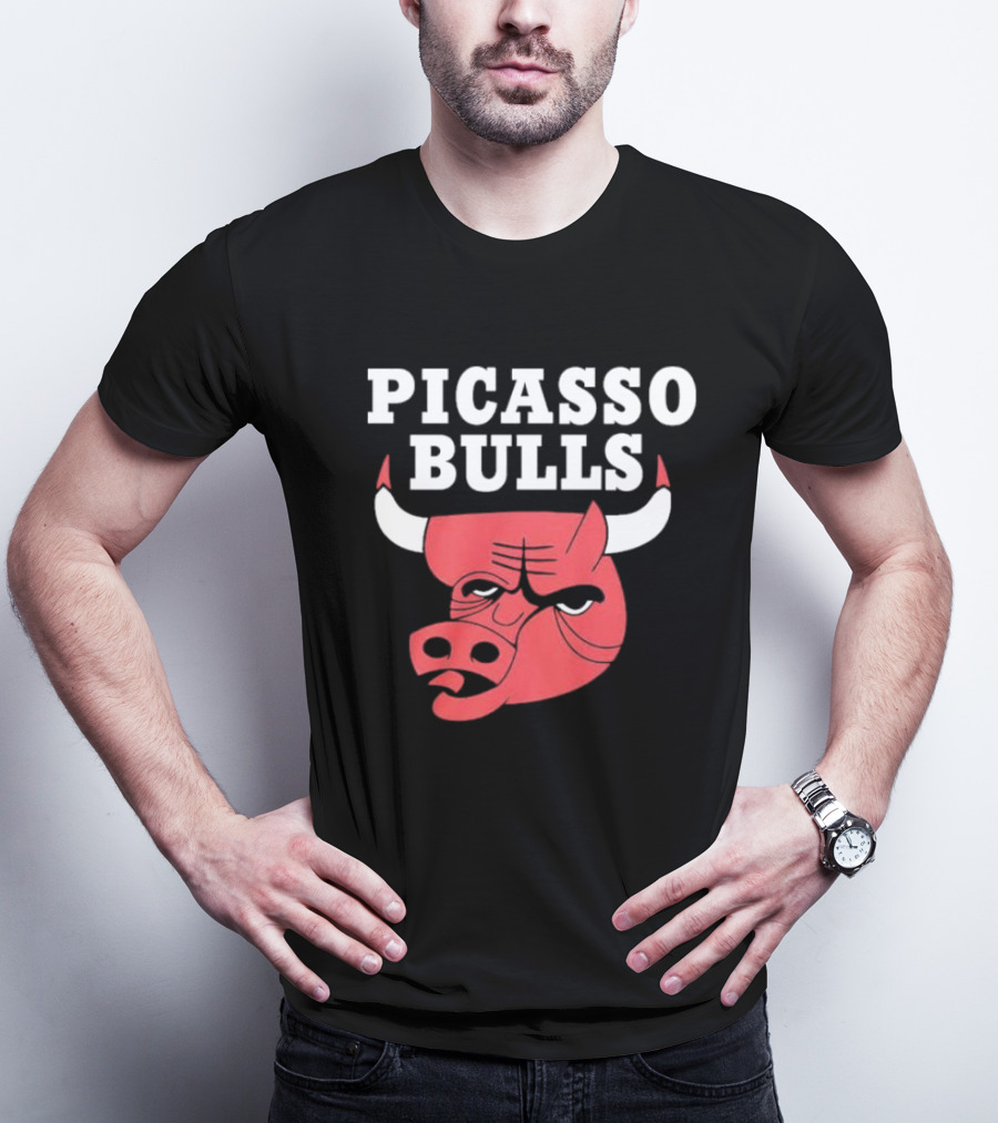 PICASSO BULLS Red Bull Head T-Shirt