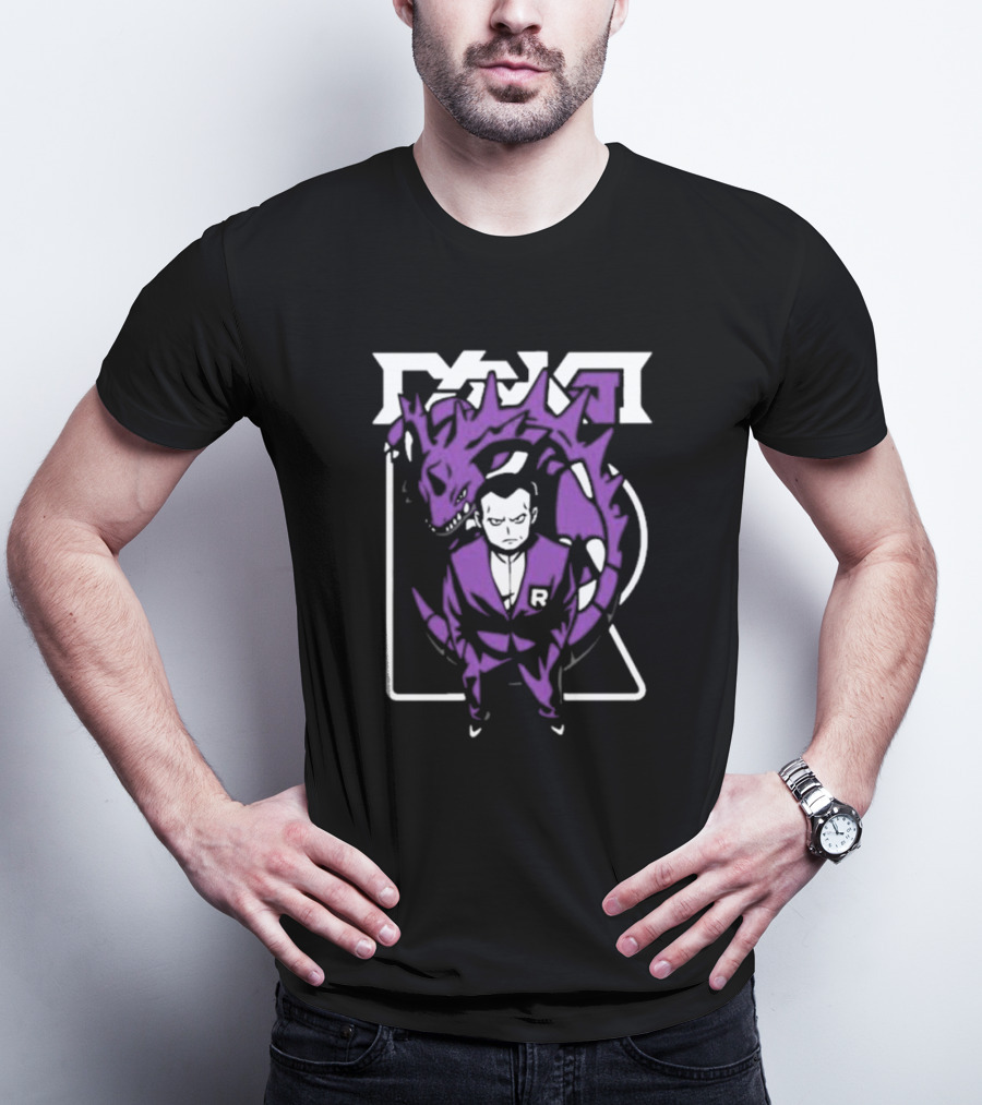 Pikachu Secret Teams R Boss Giovanni Shadow Charizard T-Shirt