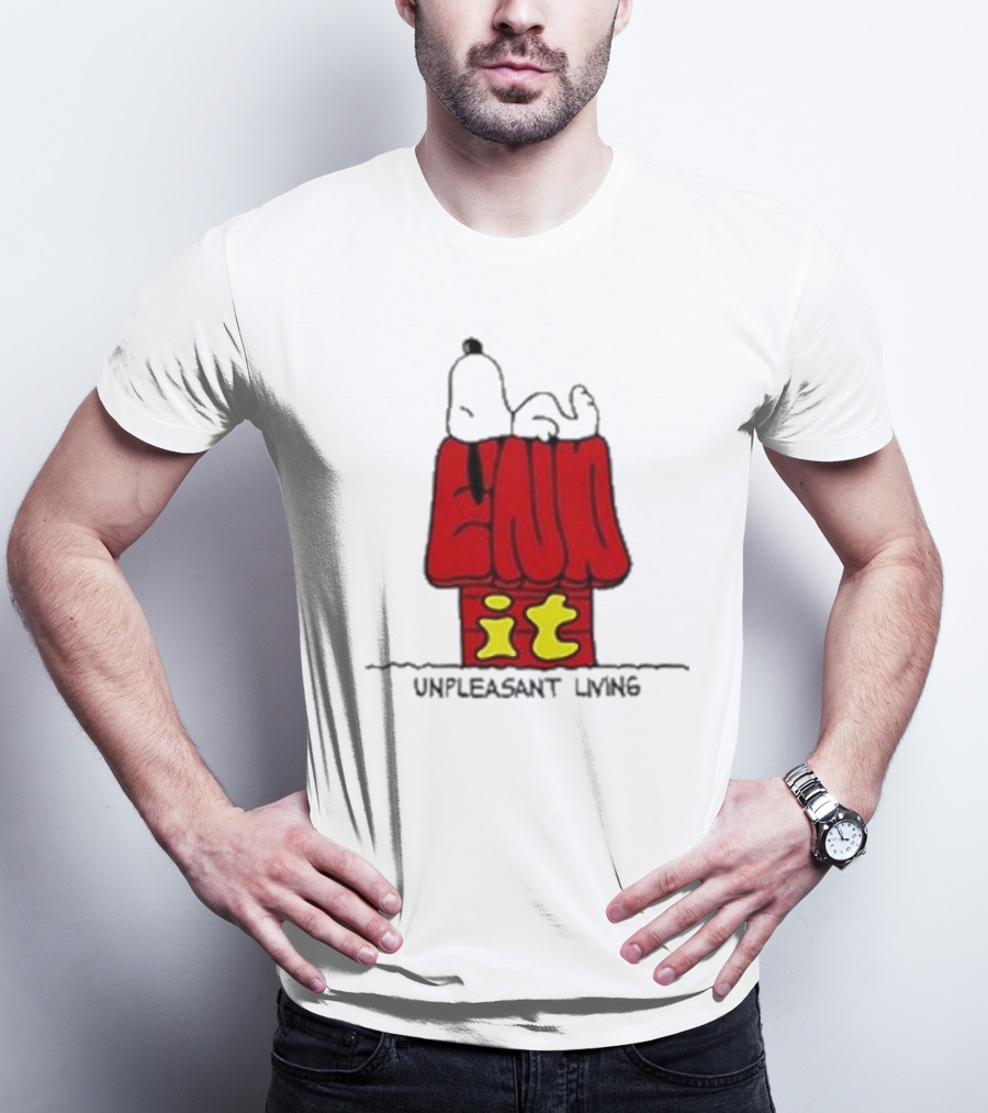 End It Unpleasant Living Pistachio Gallery Doghouse T-Shirt