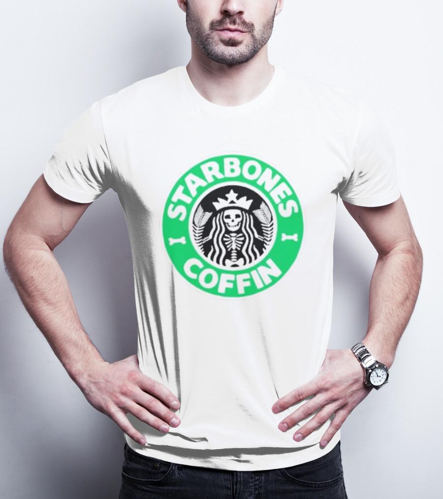 Starbones Coffin Skeleton Emblem T-Shirt