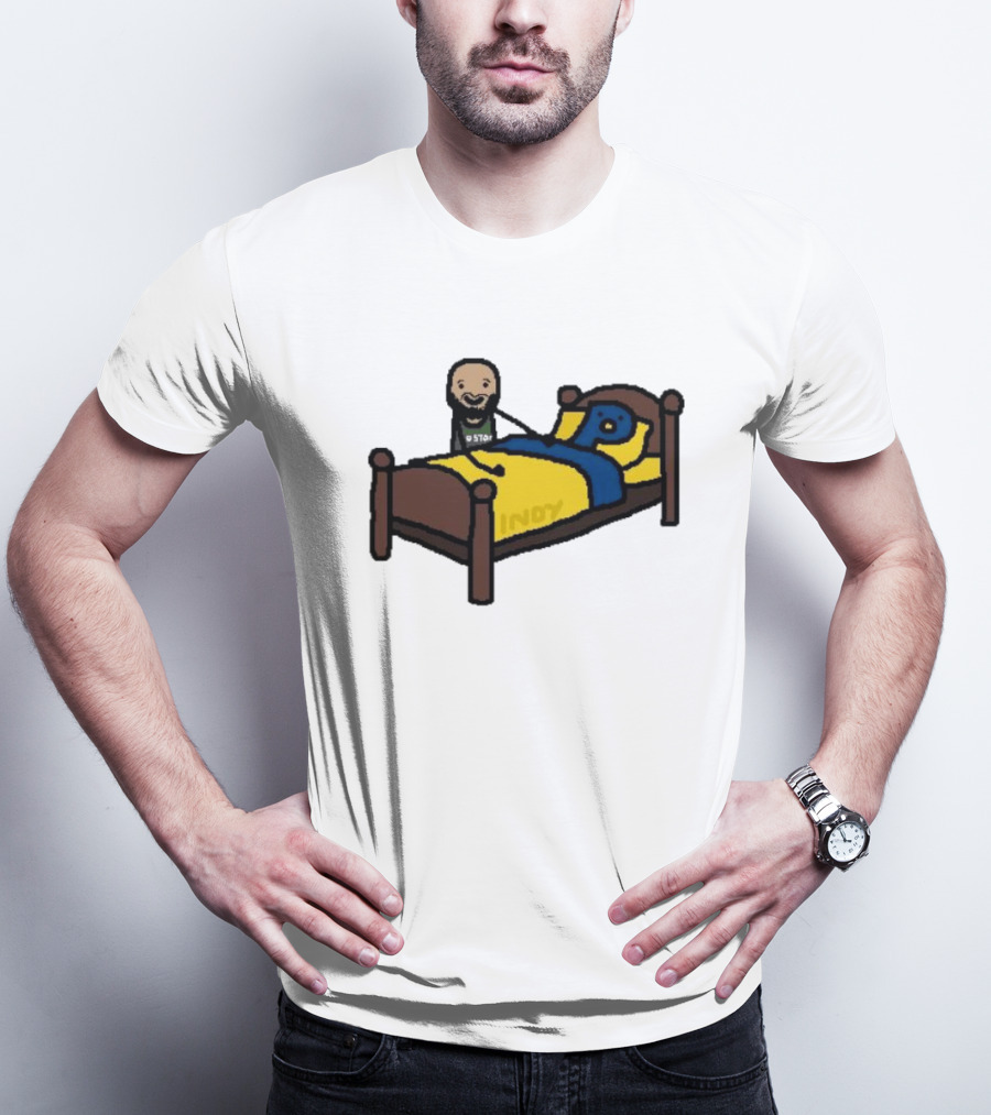 Derrick Night Night NBA Paint Sleepy Bedtime Cartoon T-Shirt