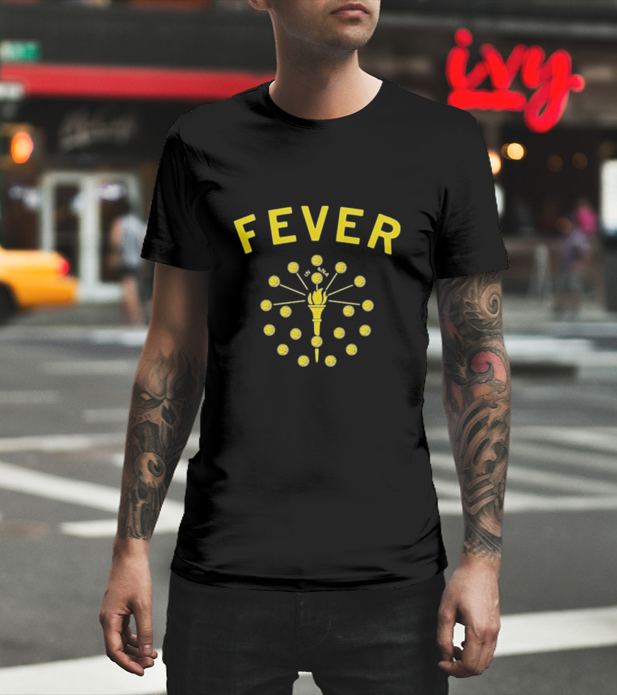 Fever Indiana Basketball Torch T-Shirt
