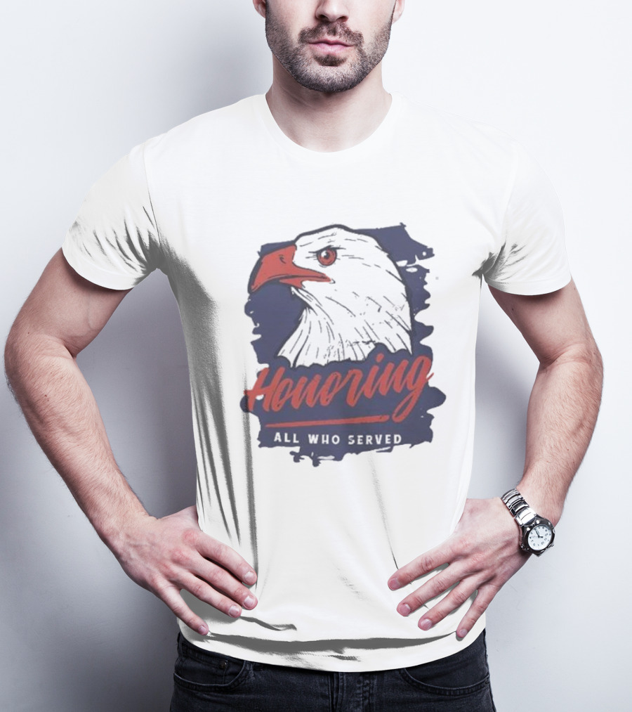Honoring All Who Served Eagle T-Shirt