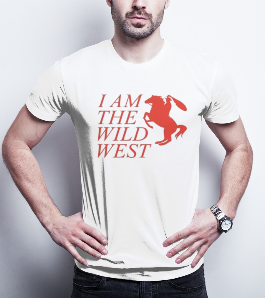 I Am The Wild West Horse And Rider Red T-Shirt