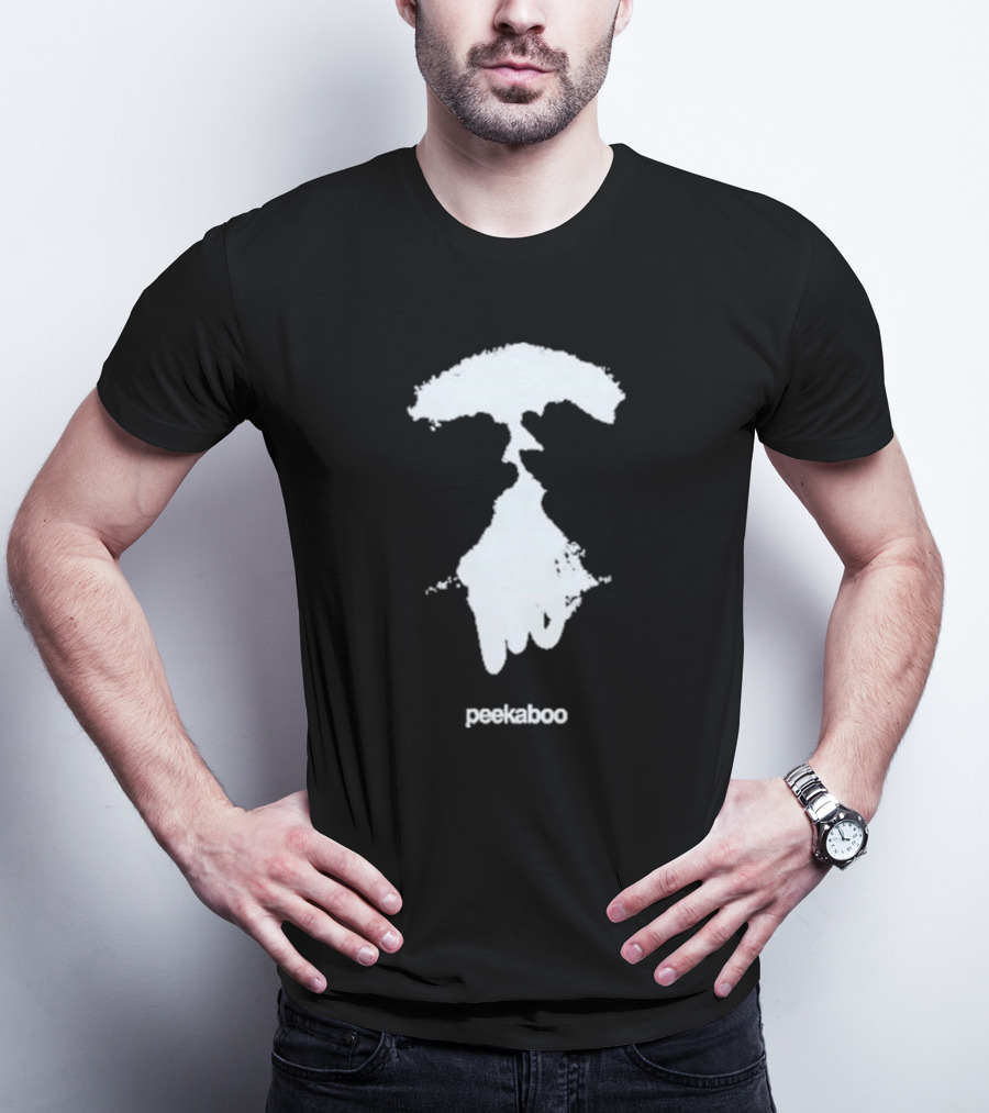 Peekaboo Eyes Wide Open Patch T-Shirt