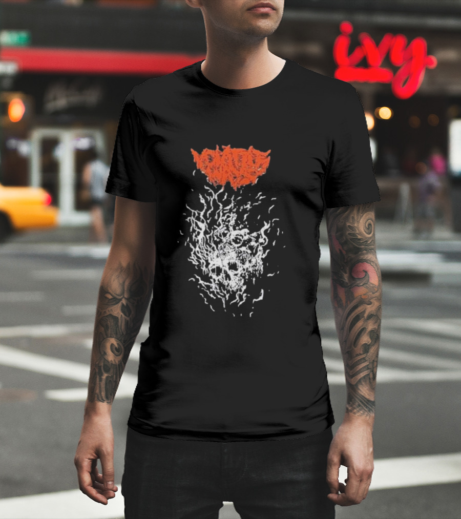 Volatile Ways Skull Fire Release My Tortured Soul T-Shirt