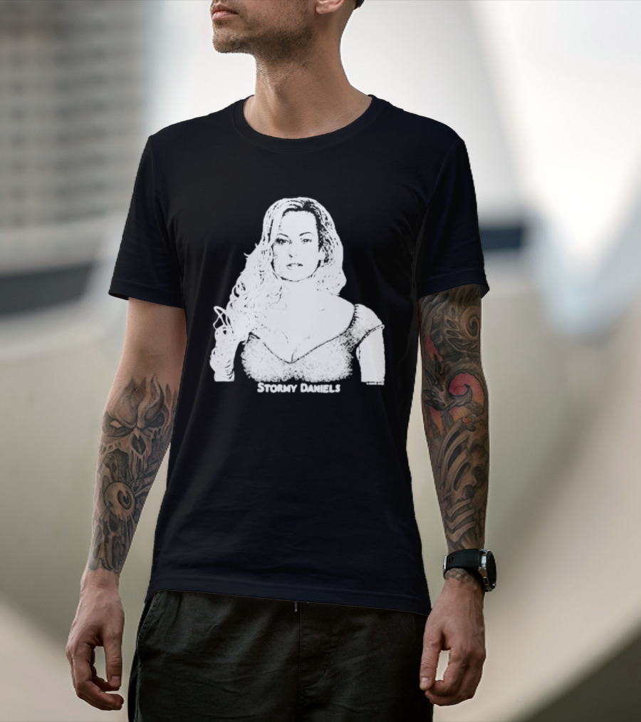 Stormy Daniels Monochrome T-Shirt