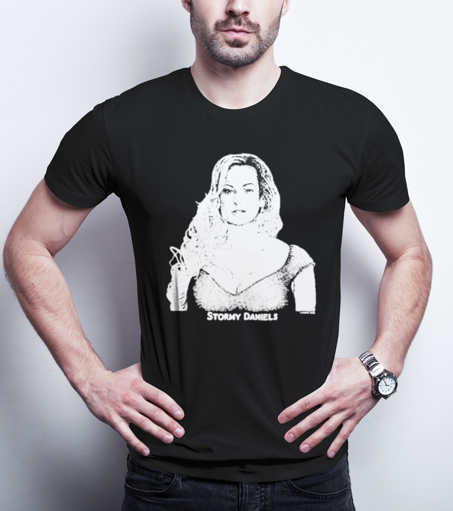 Stormy Daniels Monochrome T-Shirt