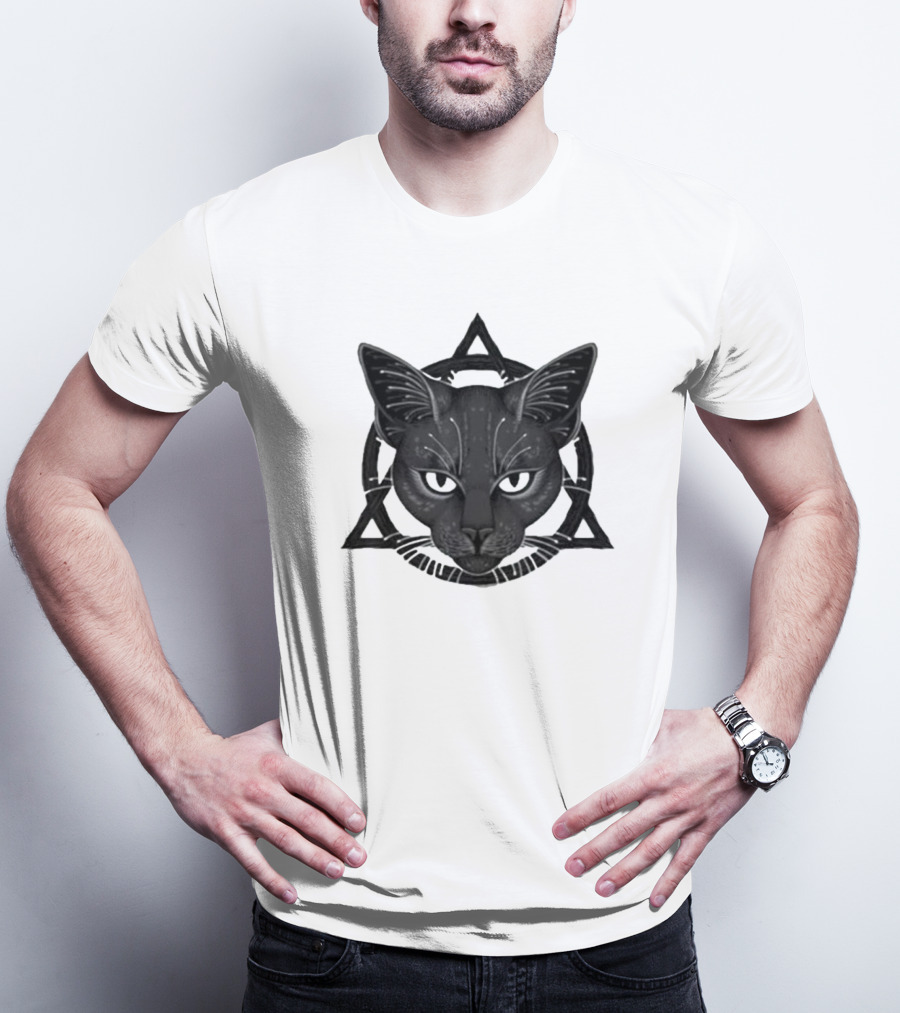 Therian Theta Delta Feline Symbol With Cat T-Shirt