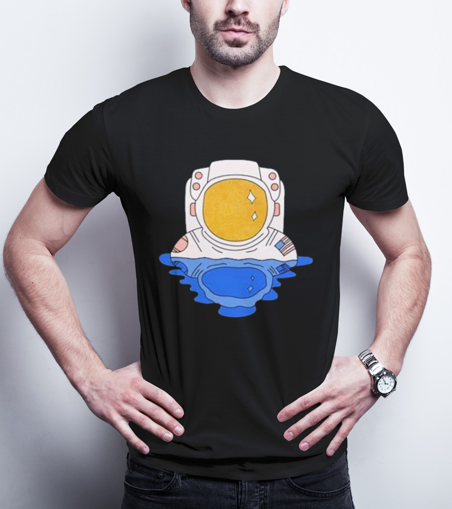 SciShow Buoyancy Lab Astronaut Floating In Water T-Shirt