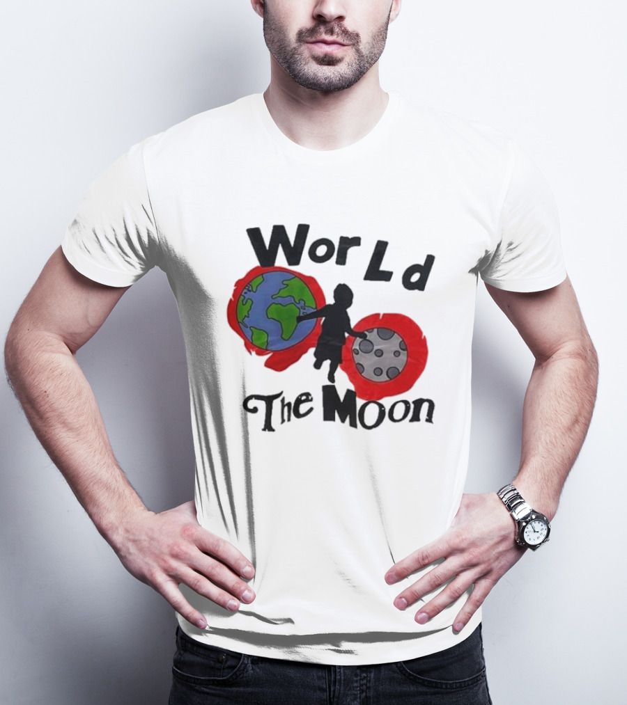 World The Moon Child Earth And Moon T-Shirt