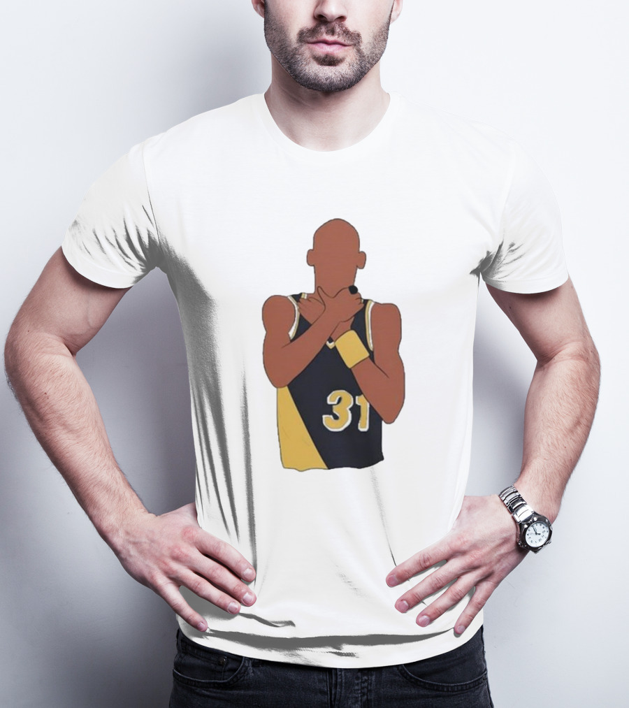 Candace Parker Reggie Miller 31 Gesture Basketball Fan T-Shirt