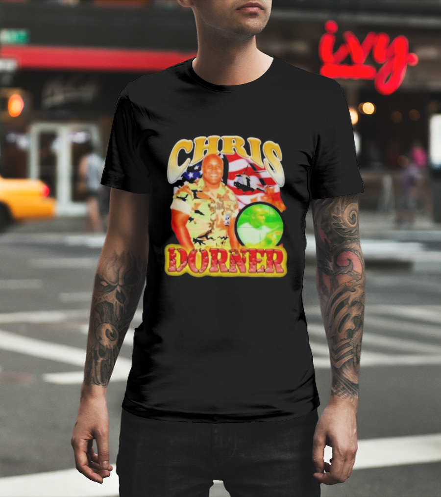 CHRIS DORNER USA Helicopter Camouflage T-Shirt