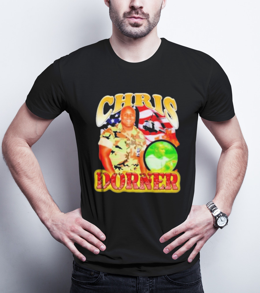 CHRIS DORNER USA Helicopter Camouflage T-Shirt