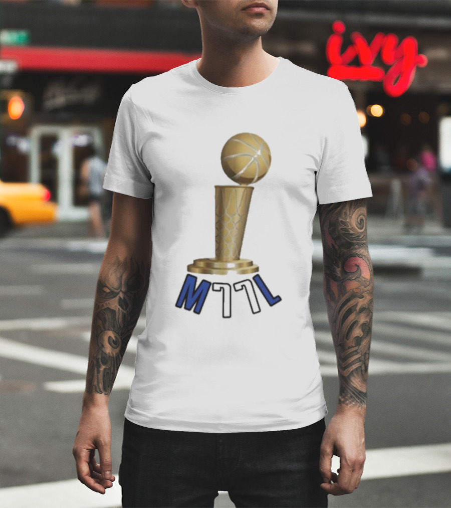 Dallas Mavericks Luka Doncic 77 M77l Basketball Trophy T-Shirt