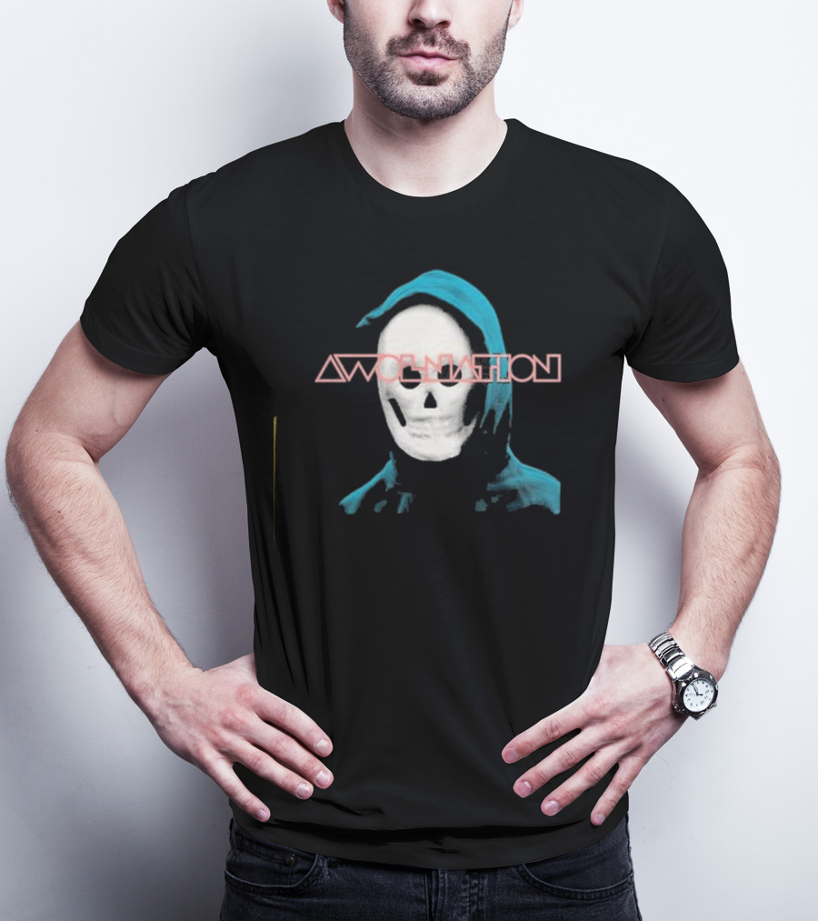 Awolnation Skull Mask T-Shirt