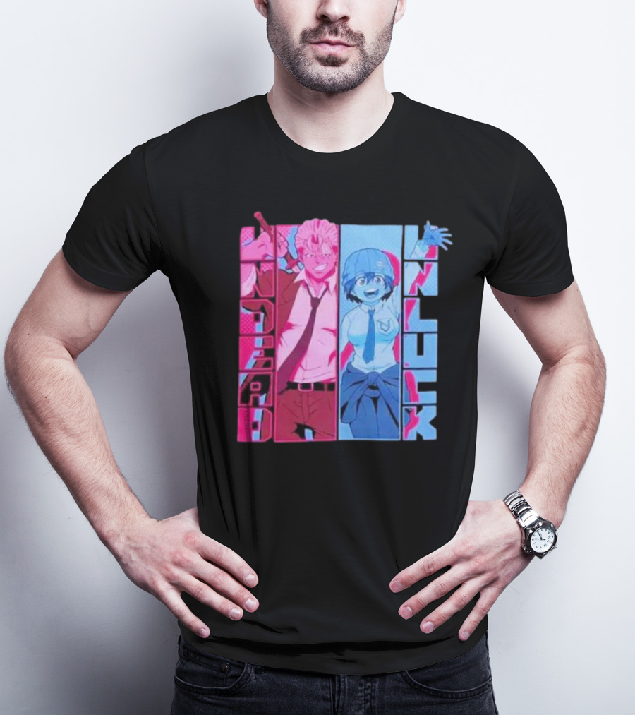 Undead Unluck Andy Fuuko Manga Panel T-Shirt