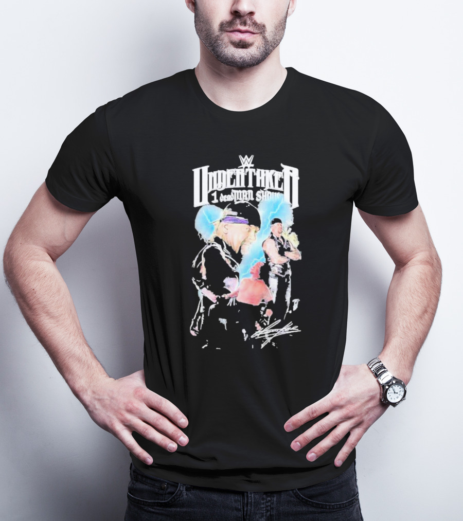 WWE Undertaker 1 Deadman Show Fan Art With Signature T-Shirt