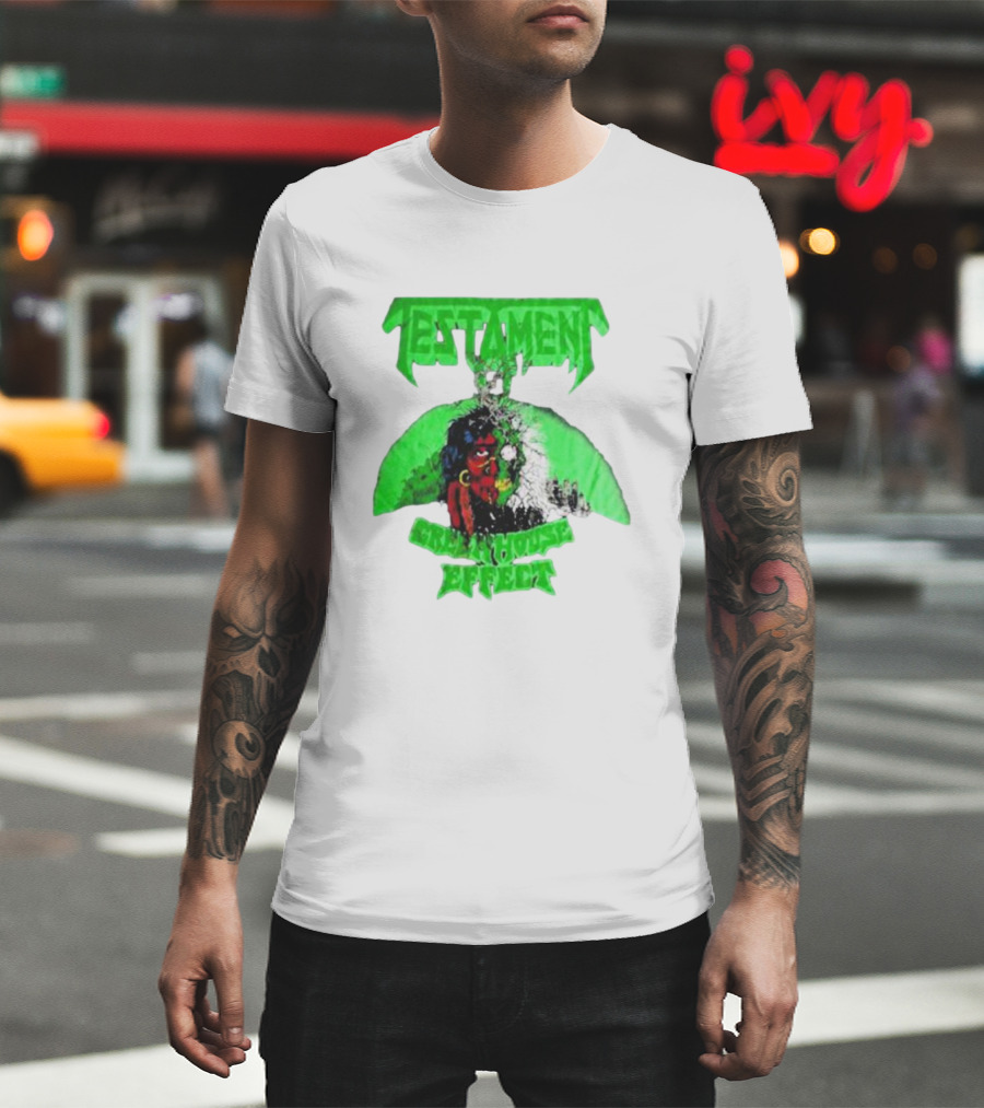 TESTAMENT Greenhouse Effect 1989 T-Shirt