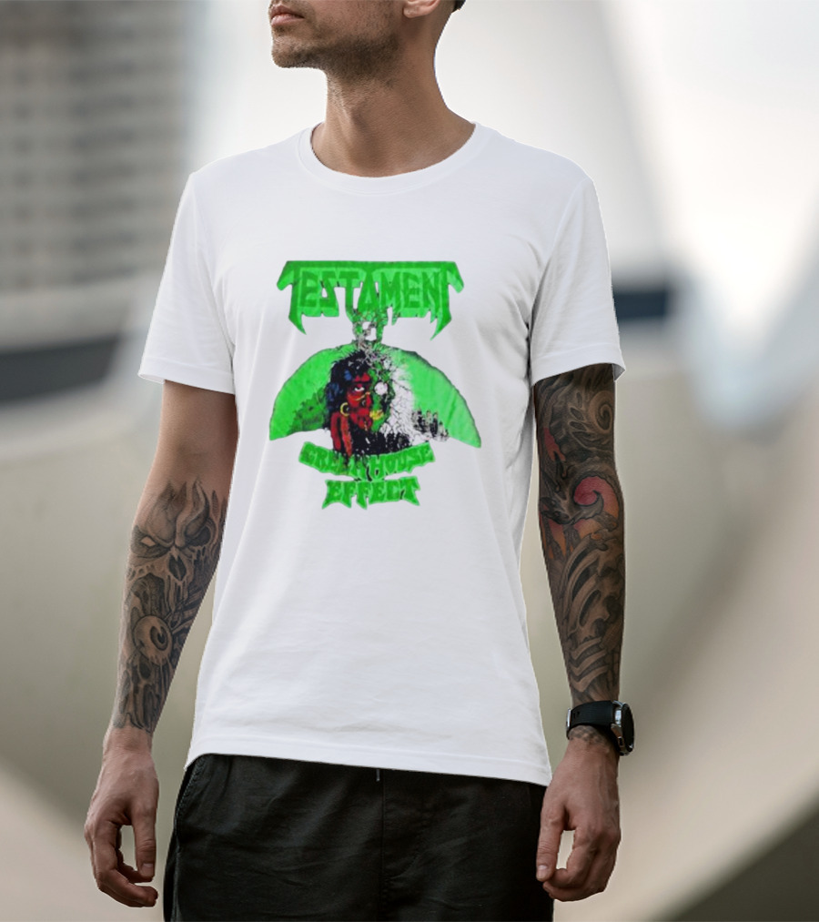 TESTAMENT Greenhouse Effect 1989 T-Shirt