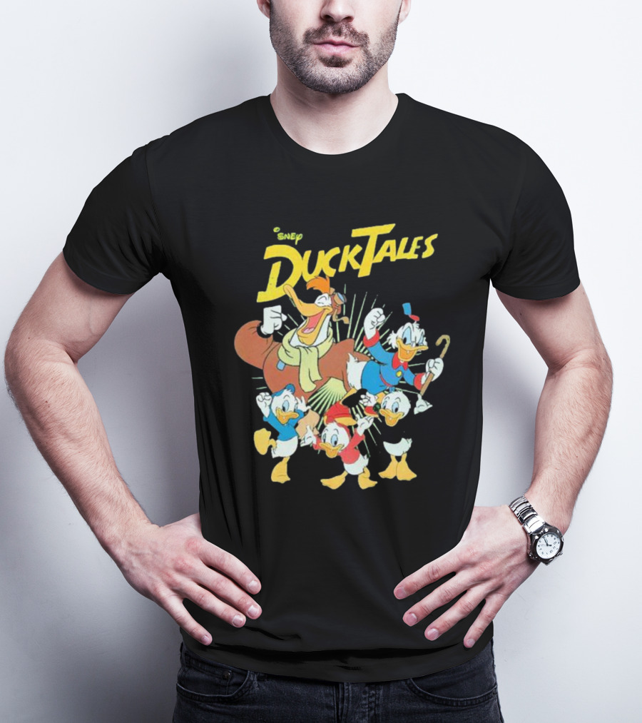 DuckTales Vintage Cast Disney Duck Cartoon Characters T-Shirt