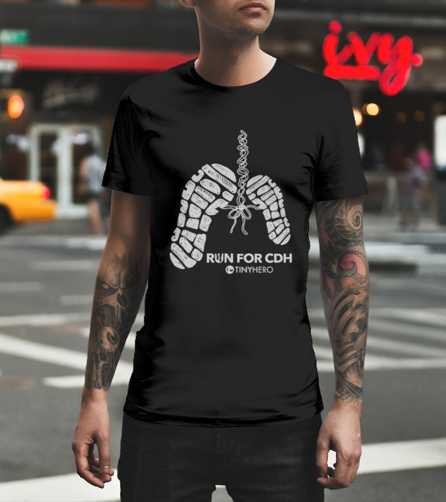 Run For CDH TinyHero Virtual Walk Run Bike Georgia T-Shirt