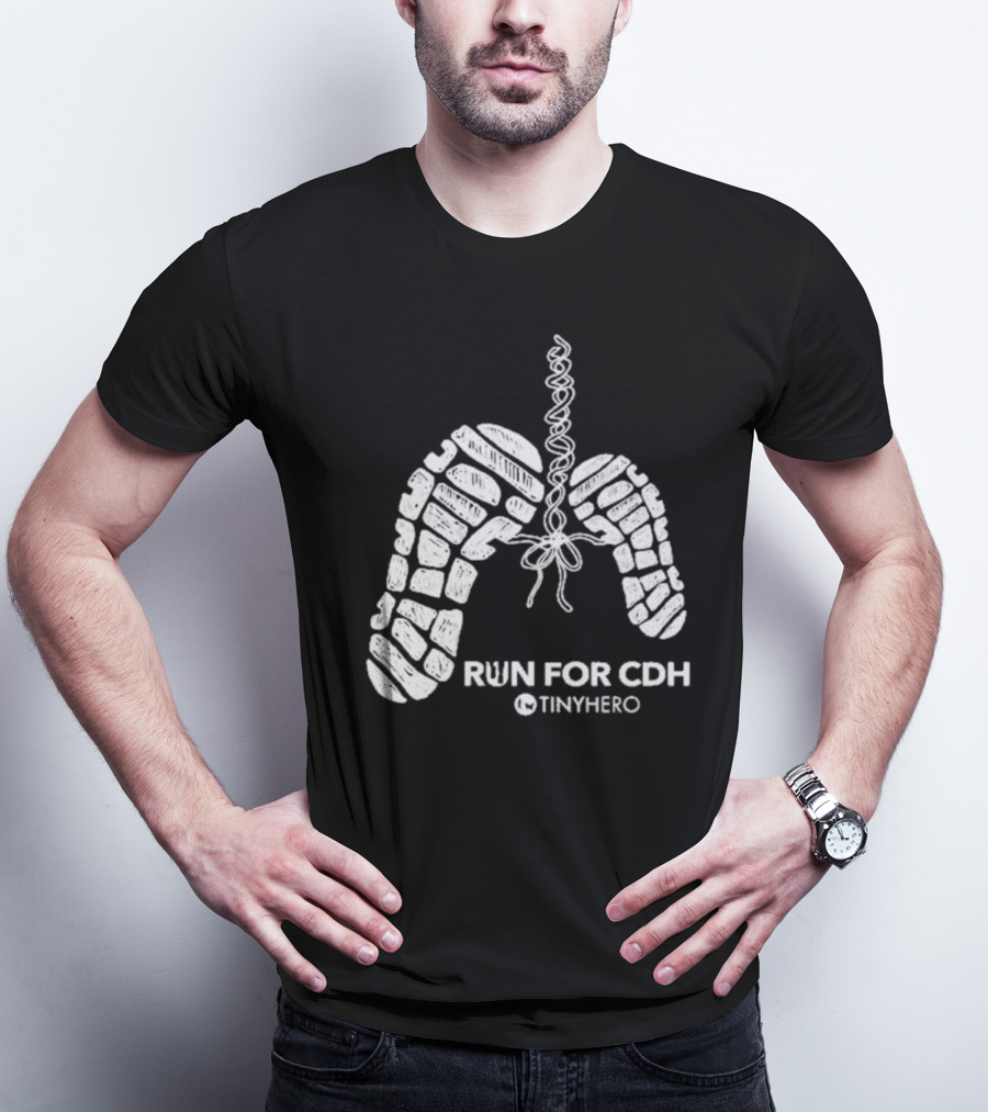 Run For CDH TinyHero Virtual Walk Run Bike Georgia T-Shirt