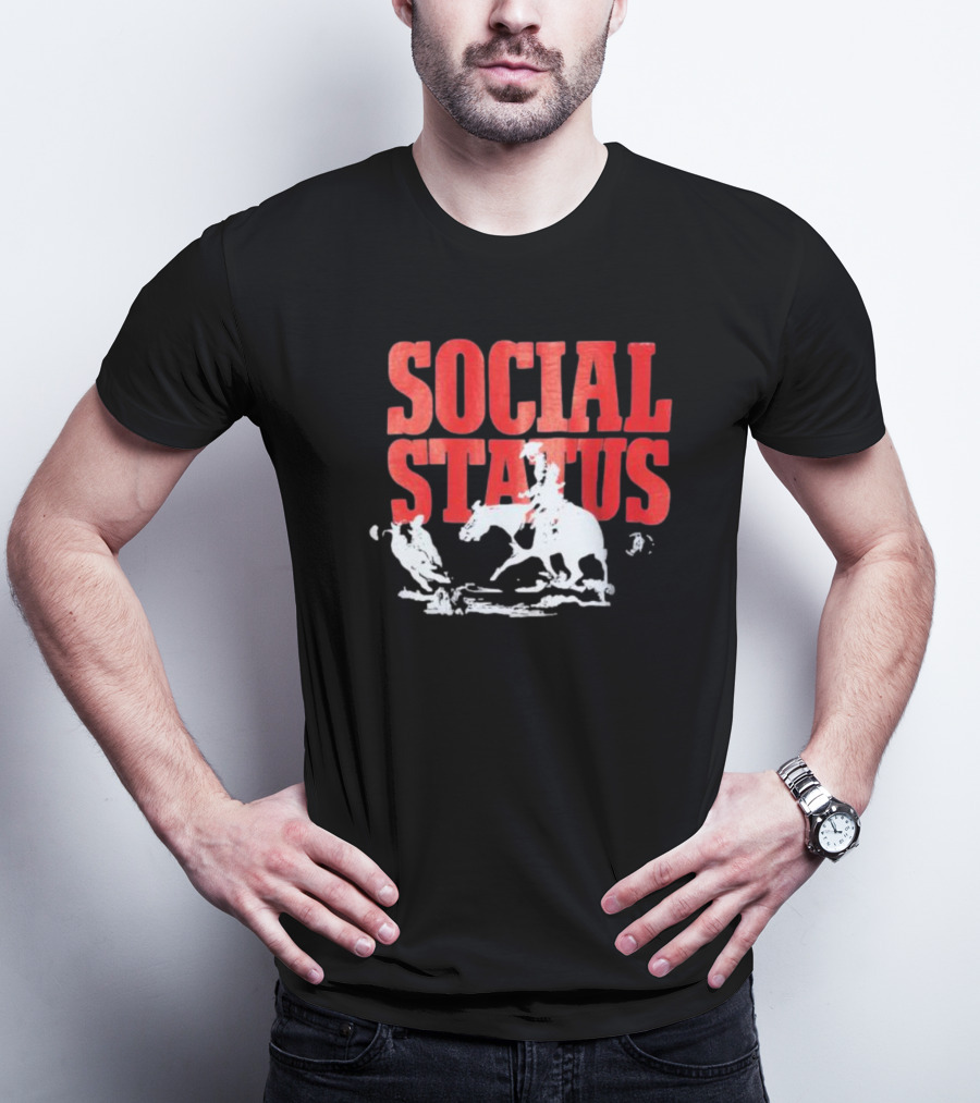 Social Status Cowboy Western T-Shirt