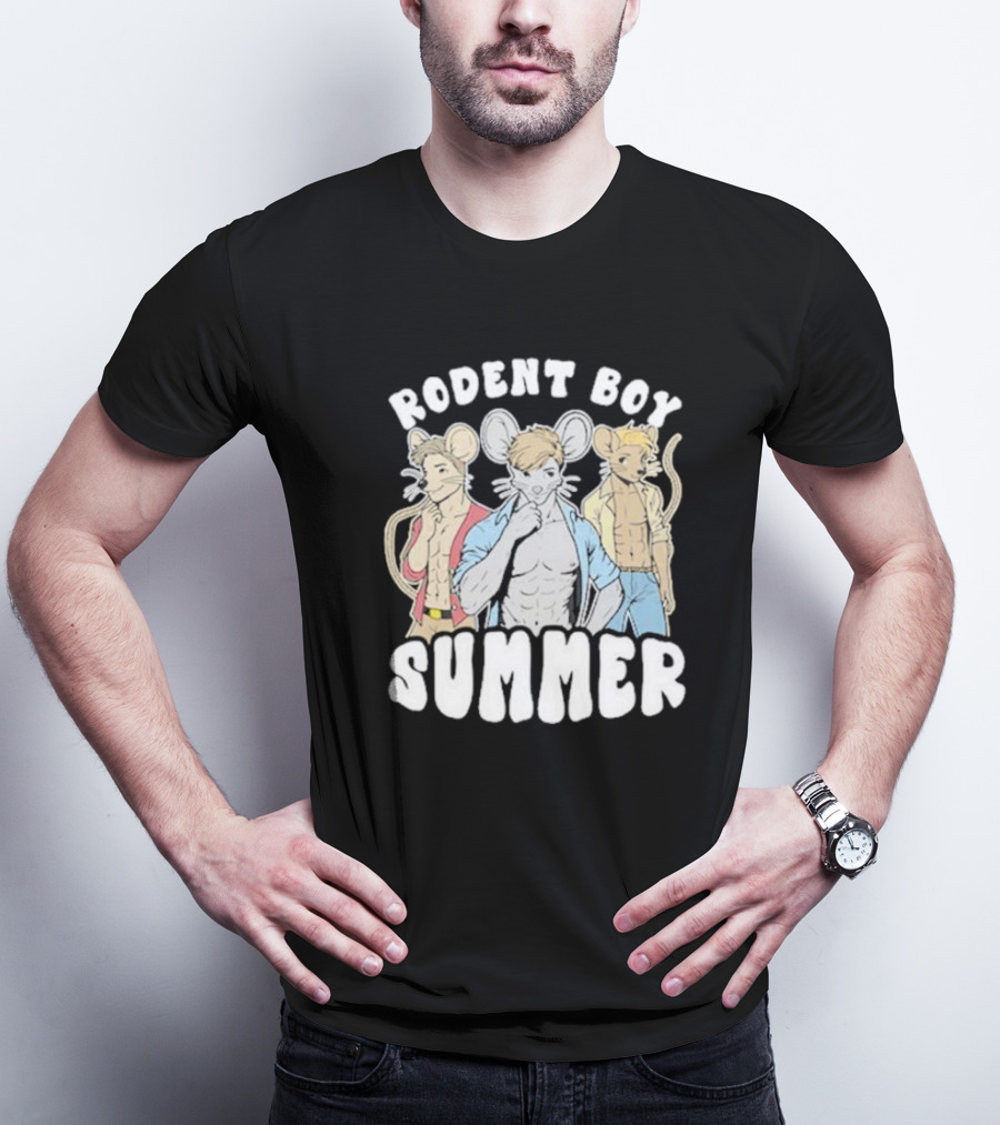 Rodent Boy Summer Mouse Trio Adventure T-Shirt