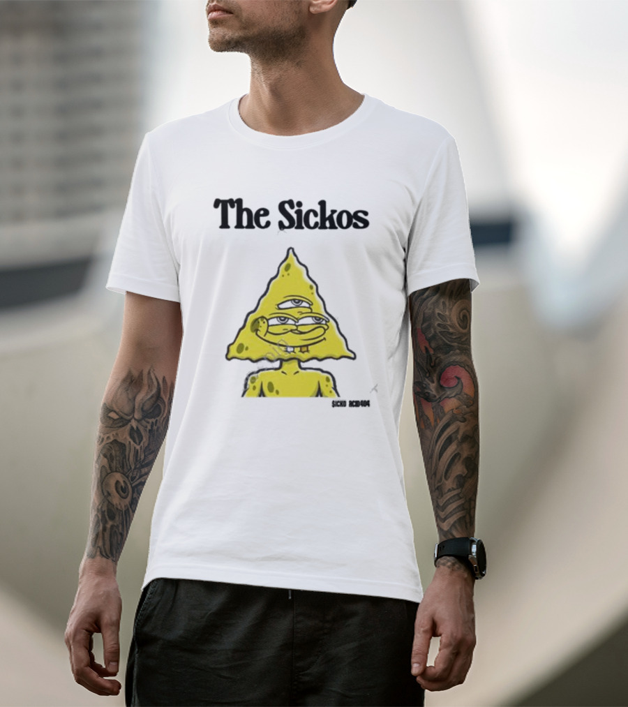 The Sickos Sponge Triangle Character T-Shirt