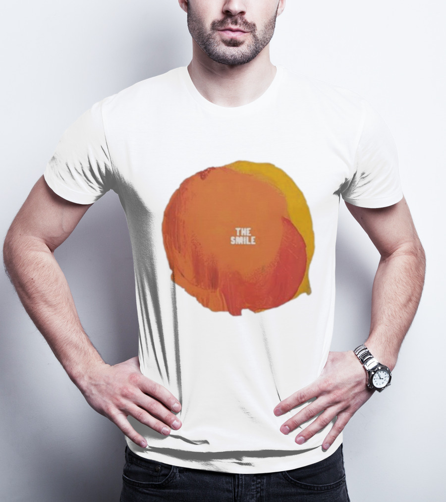 The Smile Sun Paint Texture Art Circle T-Shirt
