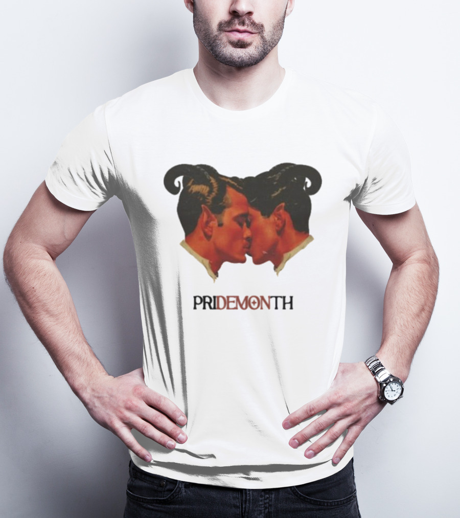Vintage Fantasy Pride Month Pride Month Demon Lovers T-Shirt