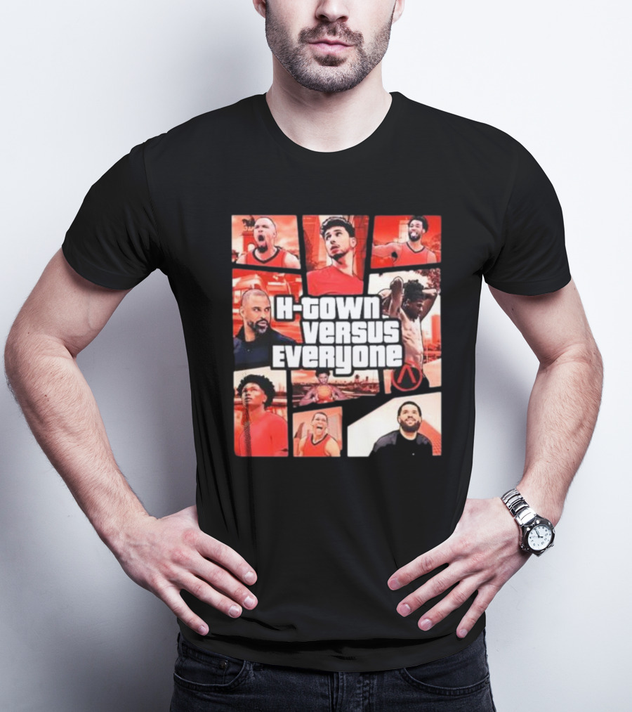 H-Town Versus Everyone Aaron Patterson Style Gta Inspired Sportswear T-Shirt