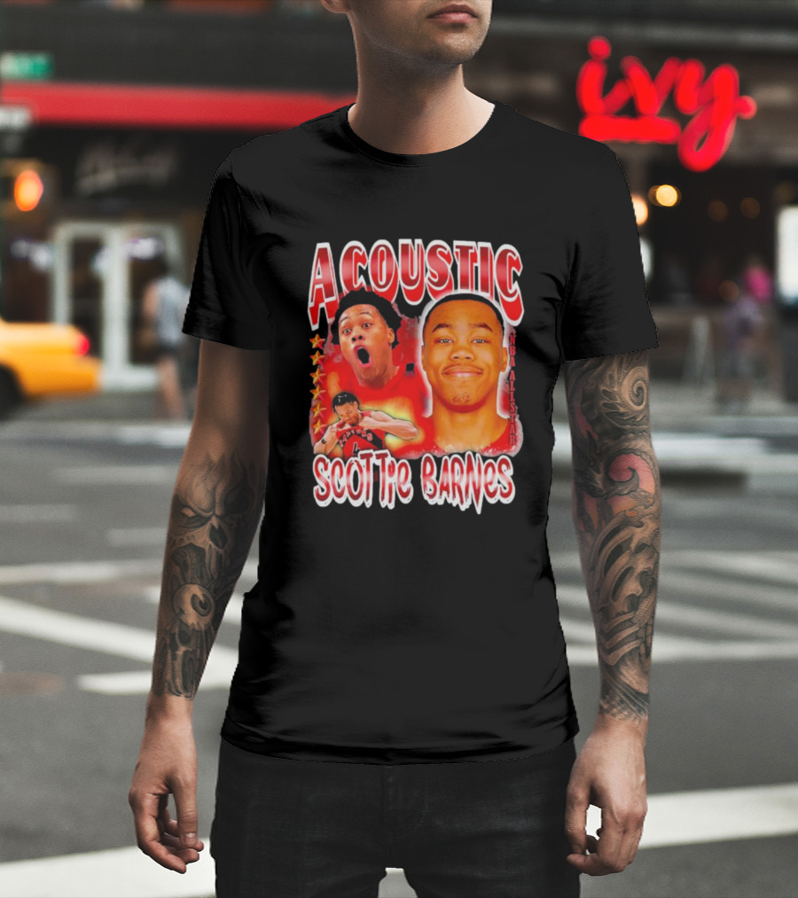 Acoustic Scottie Barnes NBA All-Star Raptors T-Shirt