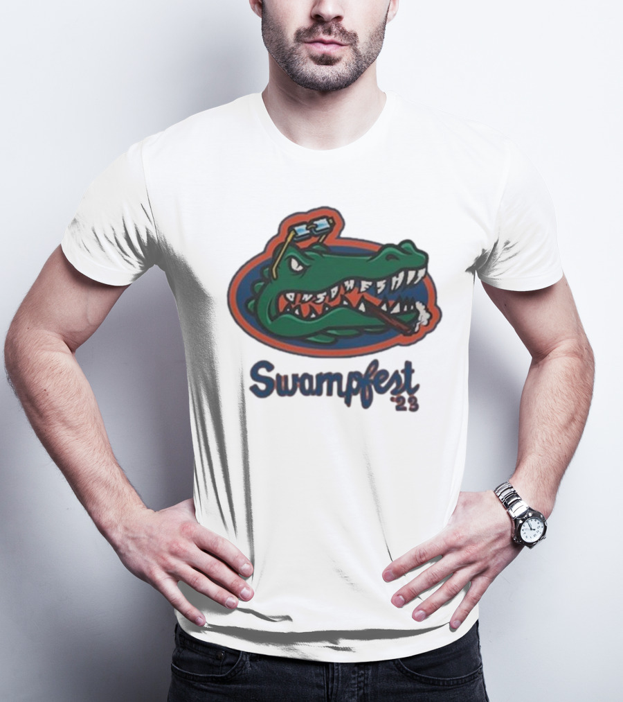 Adam22 Swampfest 23 Gator Smoking Cigar T-Shirt