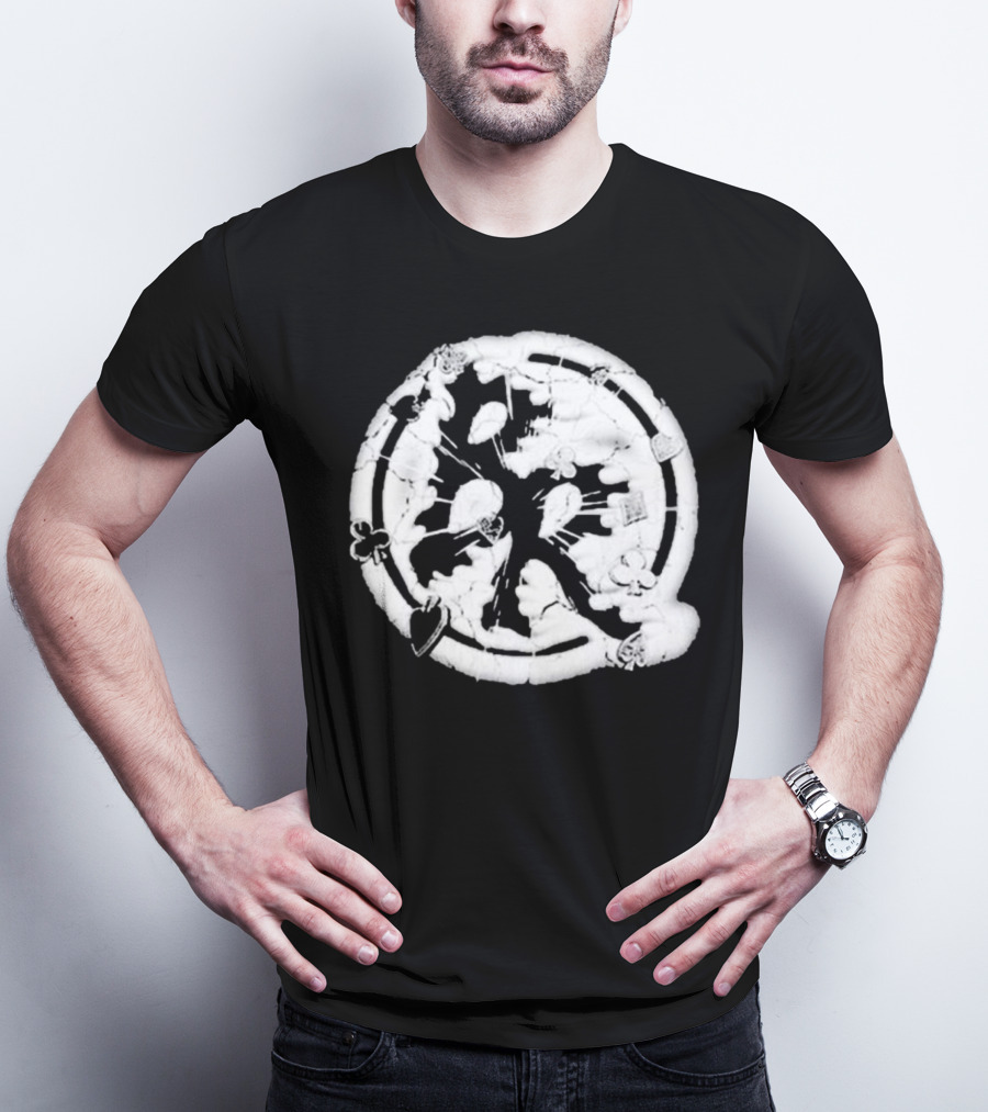 Adin Ross Roulette Brand Risk Playing Card Symbols T-Shirt