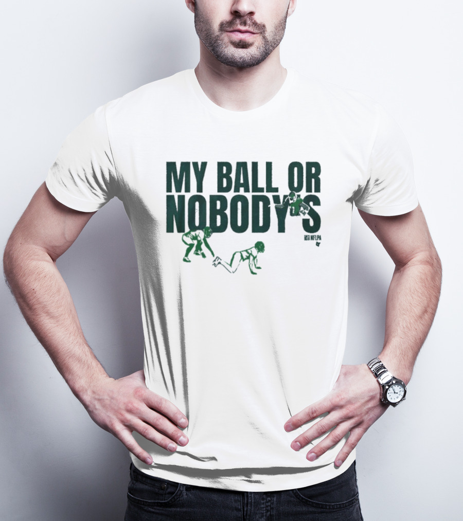My Ball Or Nobody’s Football Player Icons T-Shirt